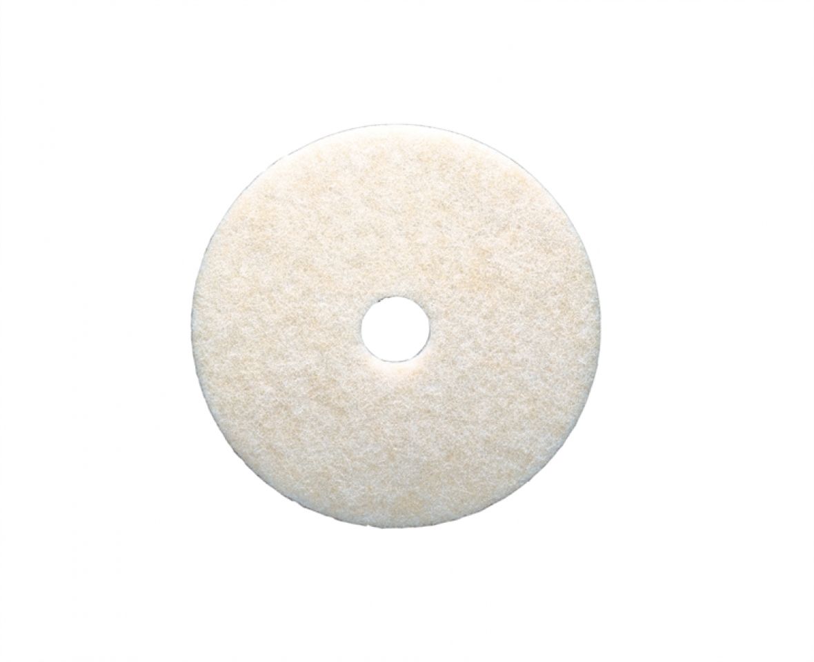 White polyester pad 505 mm x 85 mm, for the TASKI Ergodisc: 1200 ...